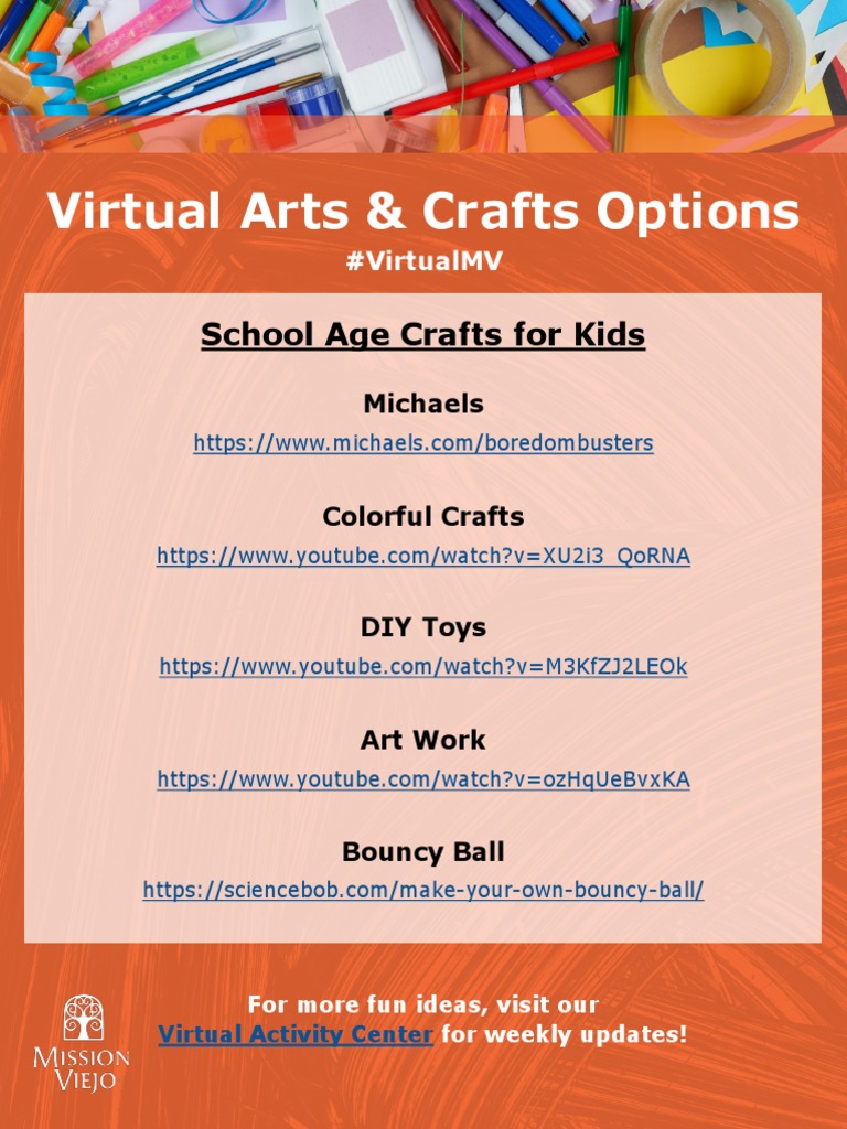 Virtual Arts & Crafts Options | PDF