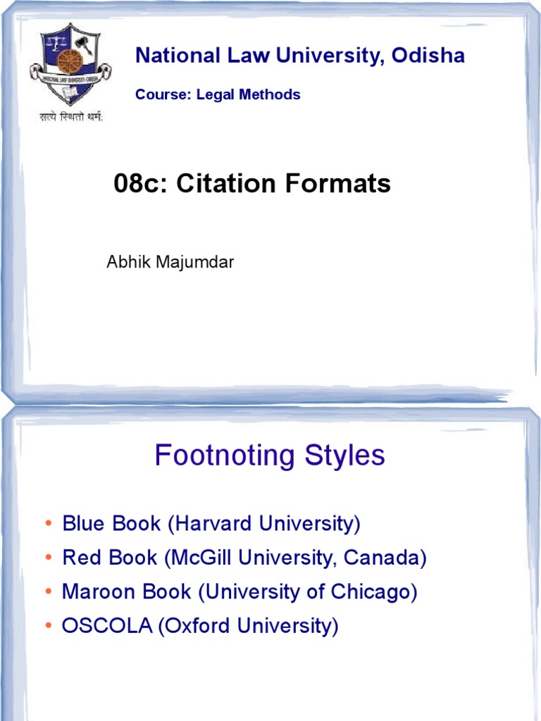 Citation Formats Pdf Case Citation Ellipsis