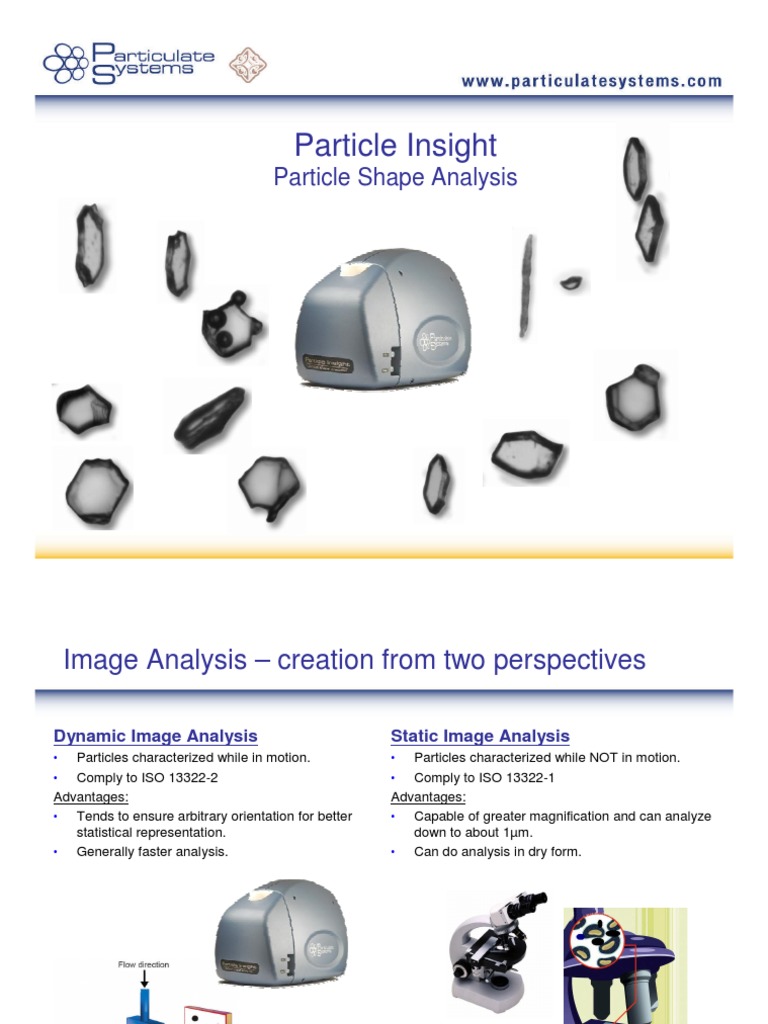 Particle Insight - Overview 2011 | PDF | Area | Microsoft Excel