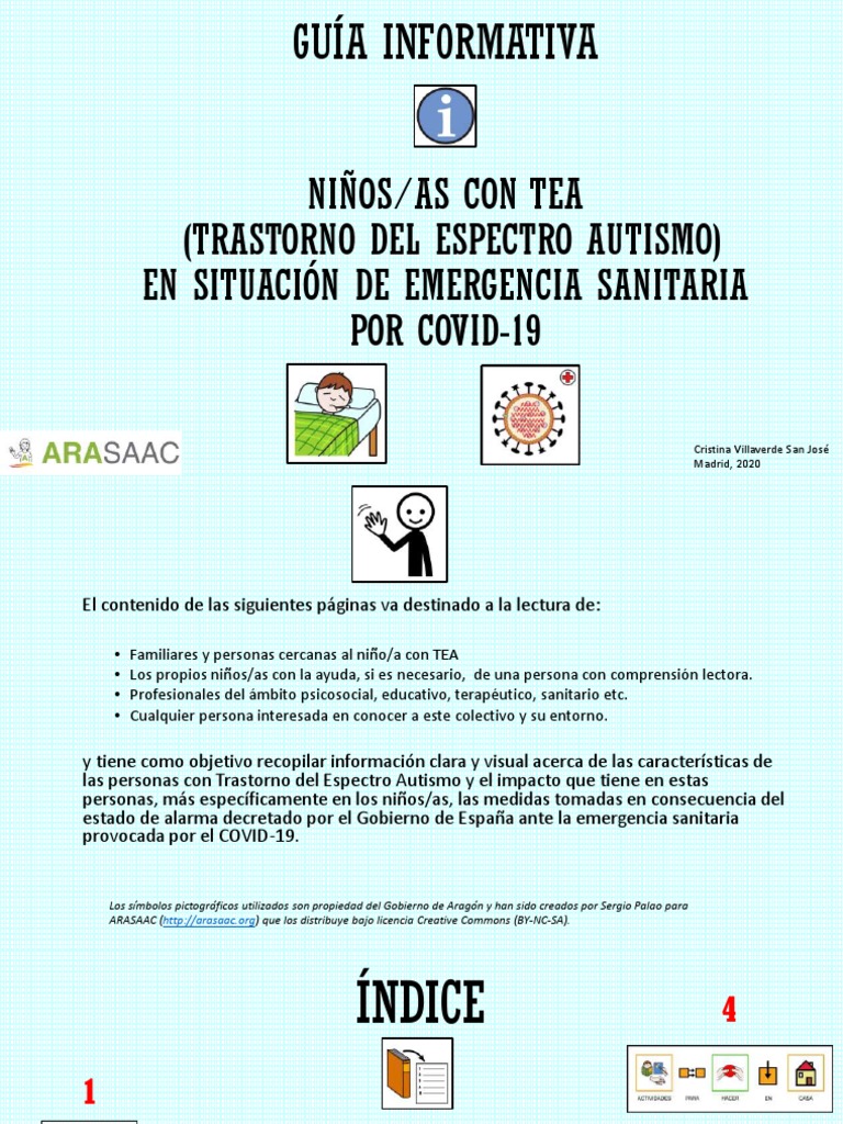 Guia INFO TEA | PDF | Espectro autista | Comunicación