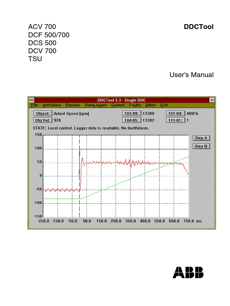 Acv 700 DCF 500/700 Dcs 500 DCV 700 Tsu User'S Manual: Ddctool | PDF ...