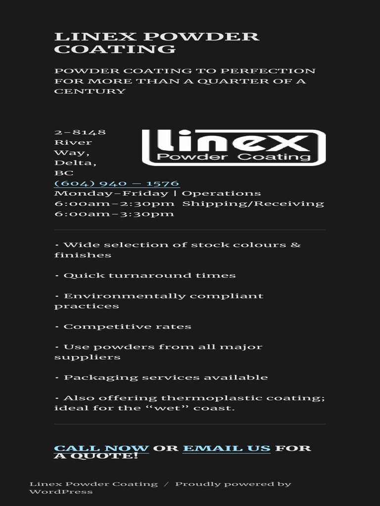 Linex Powder Coating | PDF