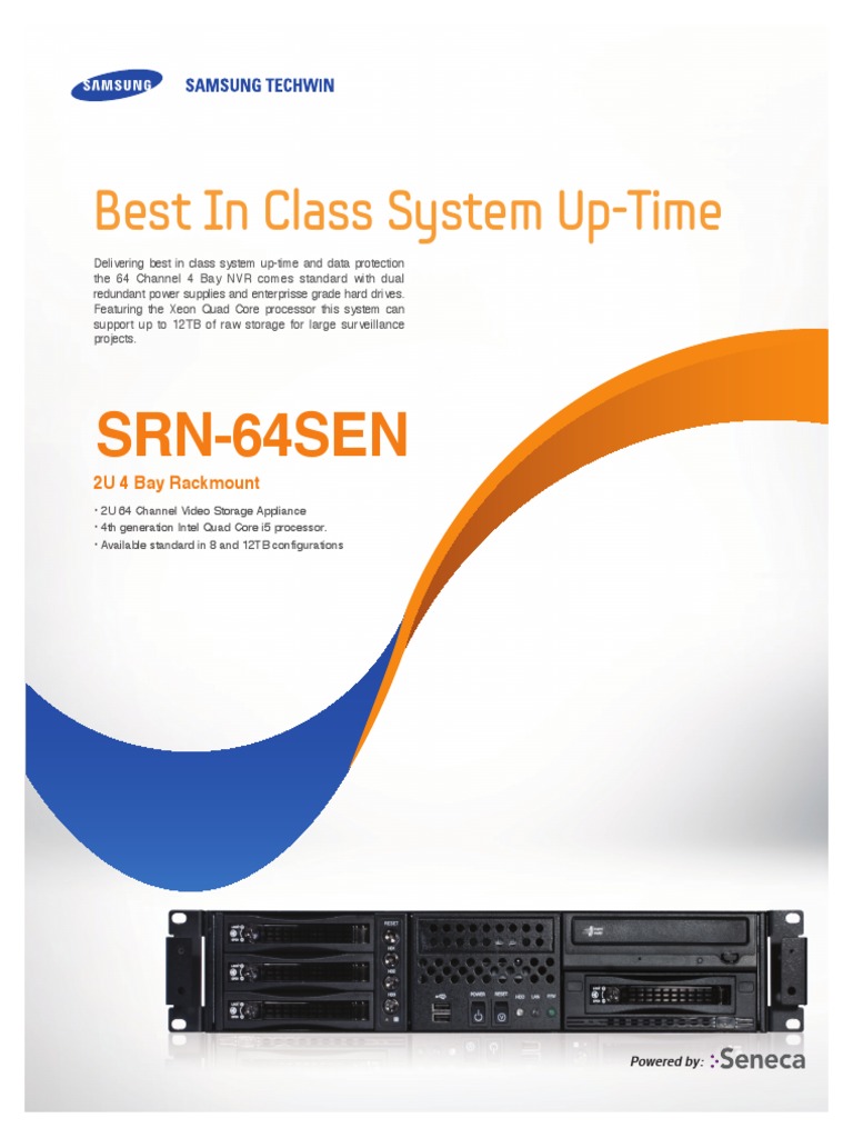 Best in Class System Up-Time: SRN-64SEN | PDF | Solid State Drive ...