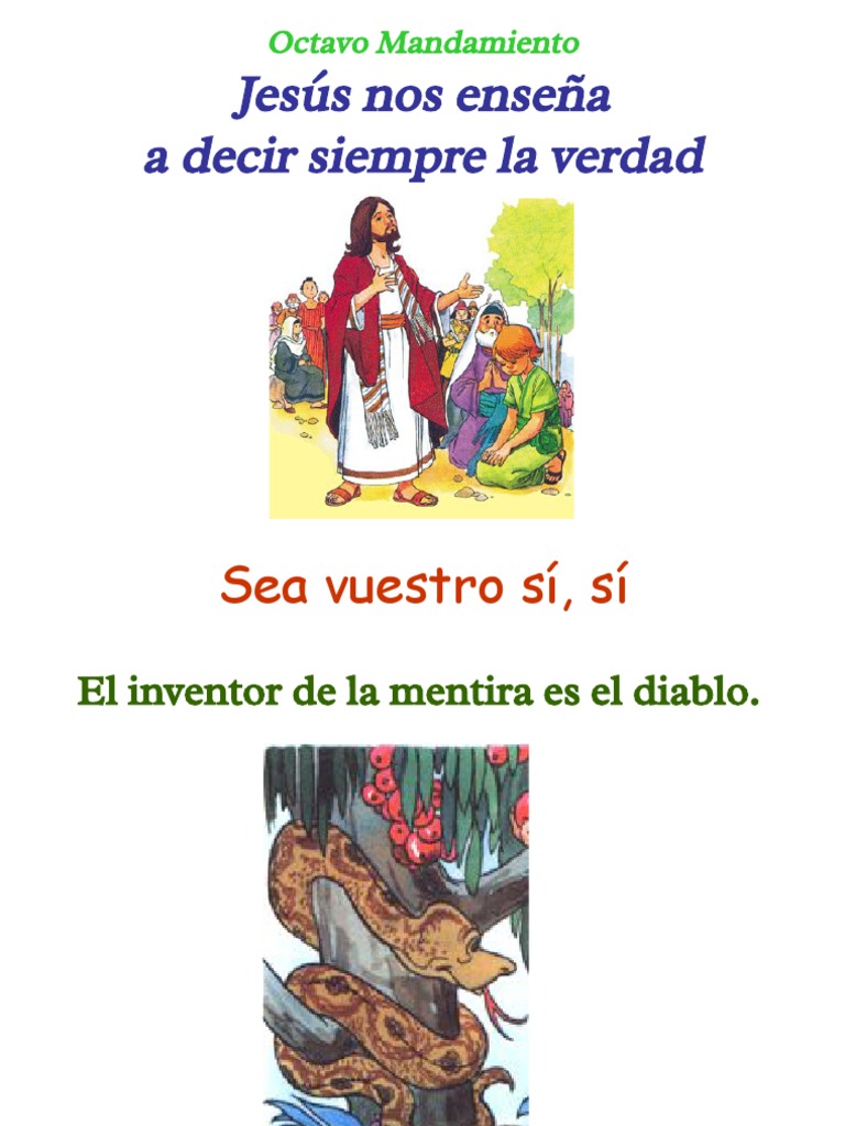 01 Octavo Mandamiento | PDF | San Pedro | Jesús