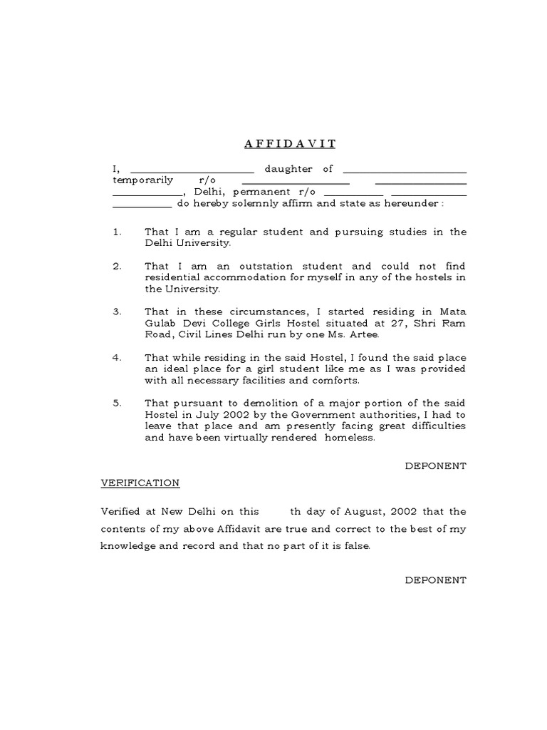 Misc Affidavits | PDF | Lease | Affidavit
