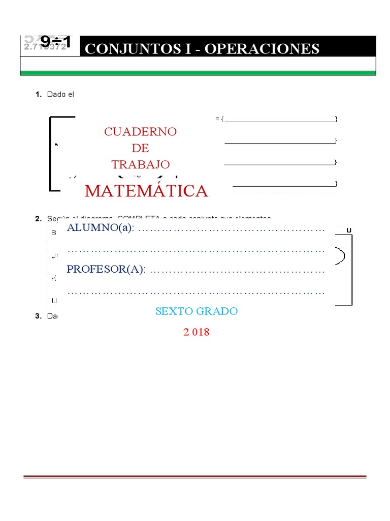 Matematica 5to Grado VACACIONAL | PDF | Fracción (Matemáticas ...