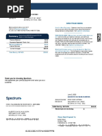Spectrum Bill | PDF | Payments | Service Industries