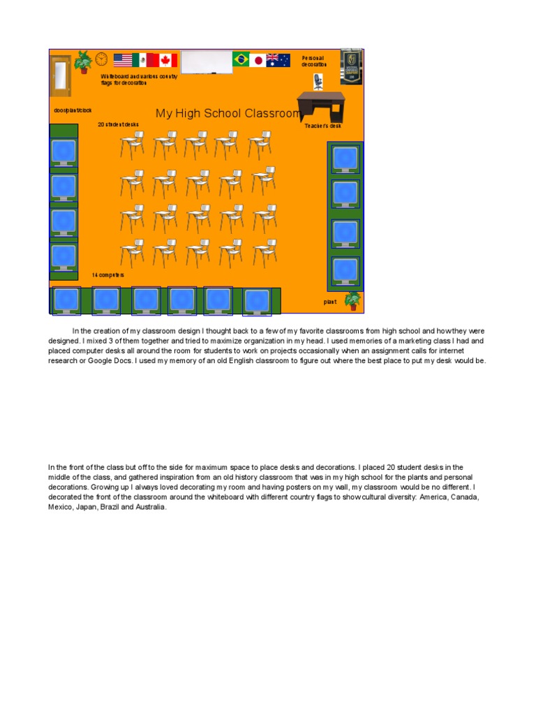 High School Classroom Design Plan | PDF