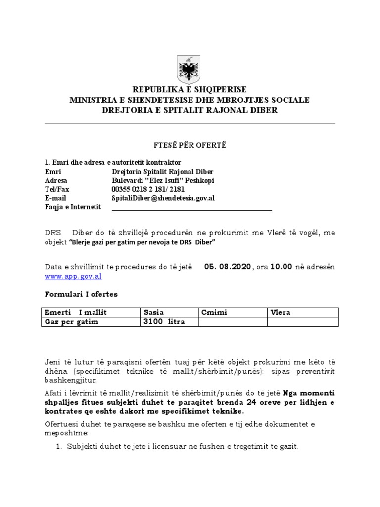 Ftese Per Oferte | PDF