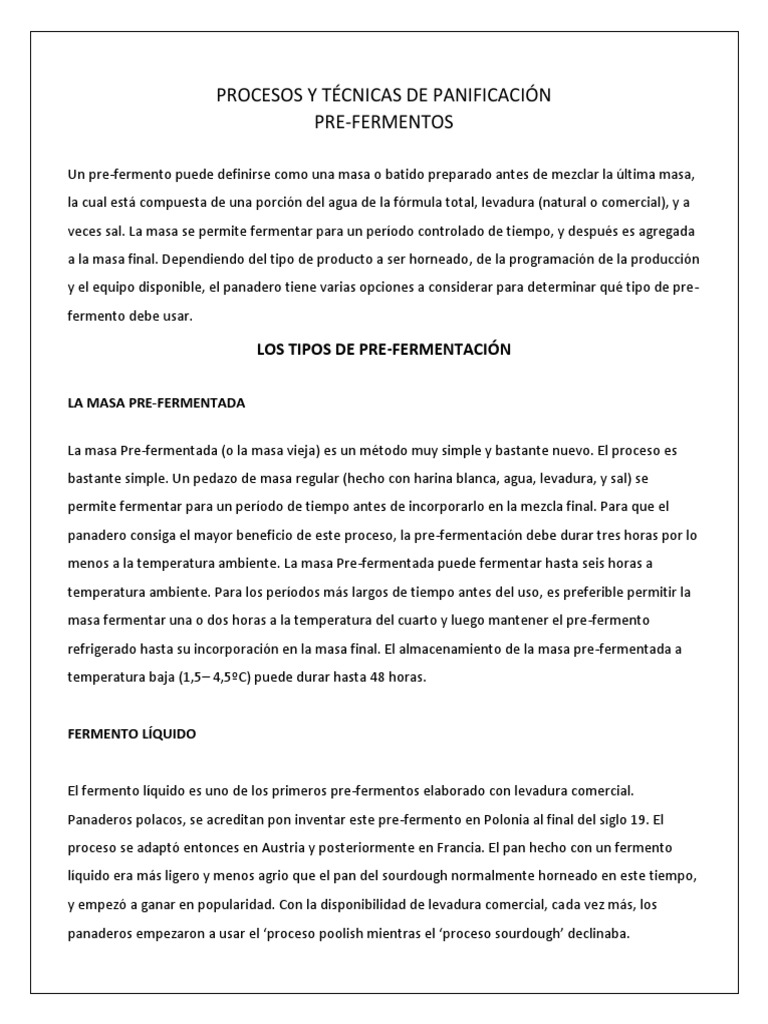 FORMULACIÓN DE PANADERIA MODULO II Talleres PDF | PDF | Panes | De masa fermentada
