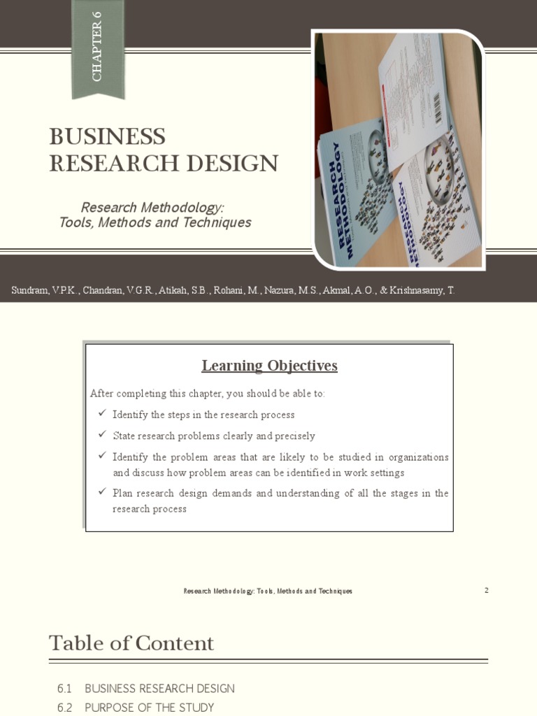 C6 - Business Research Design | PDF | Action Research | Experiment