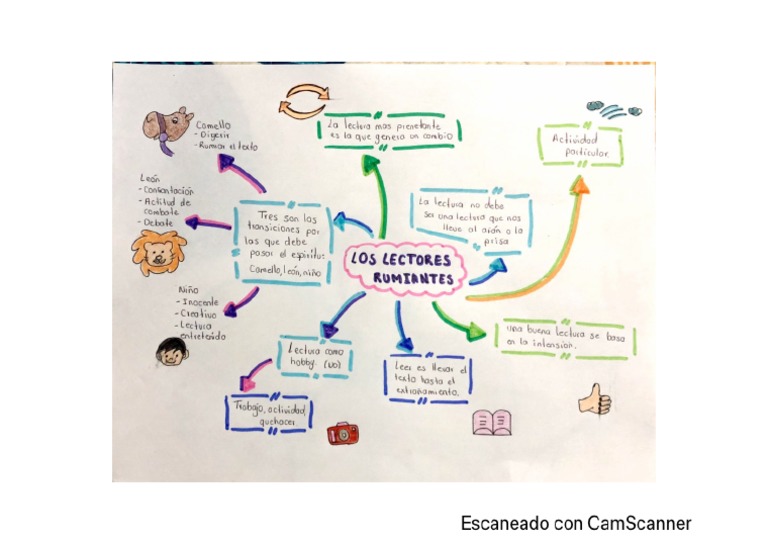 Mapa Mental de Los Lectores Rumiantes | PDF