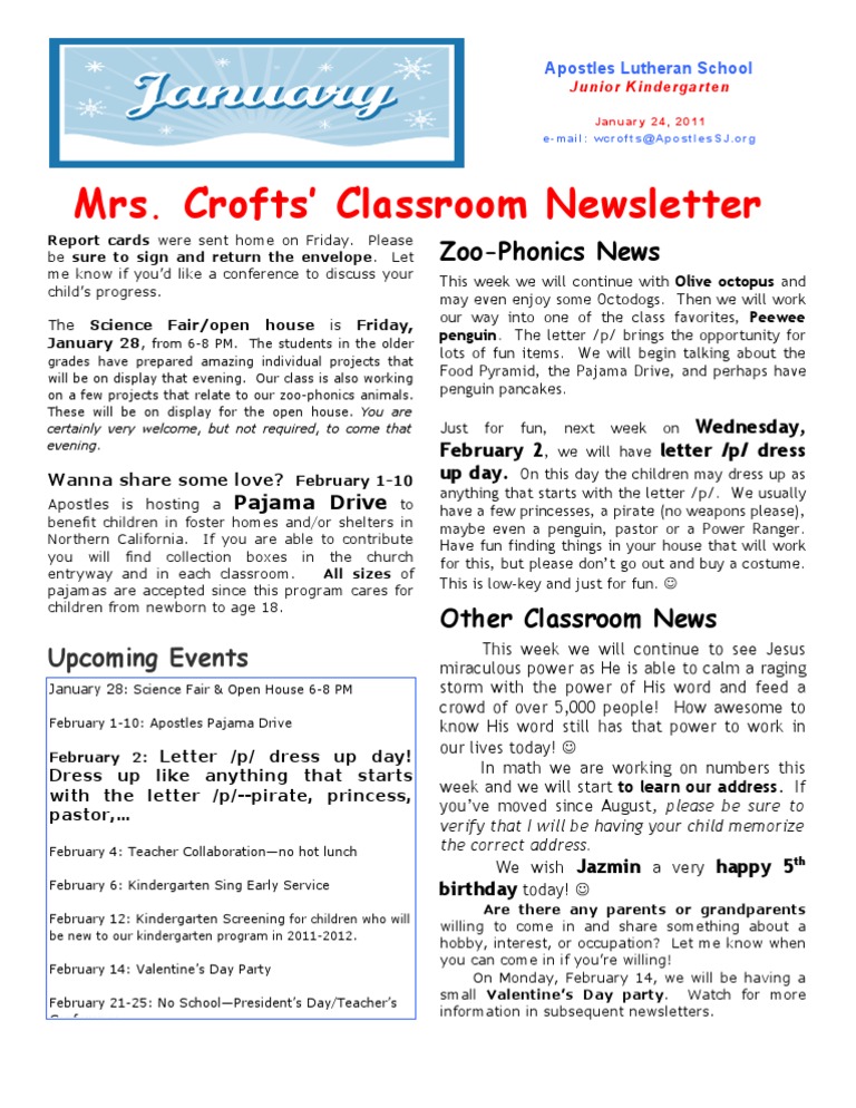 Week 20-Newsletter | PDF