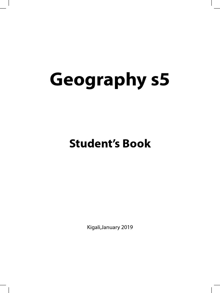 Geography S5 SB | PDF | Statistics | Agriculture