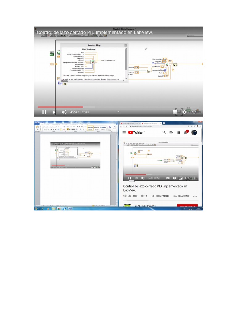 Control de Lazo Cerrado PID Implementado en LabView | PDF