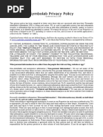 TICA Privacy Acknowledgement Form | PDF | Leasehold Estate | Lease