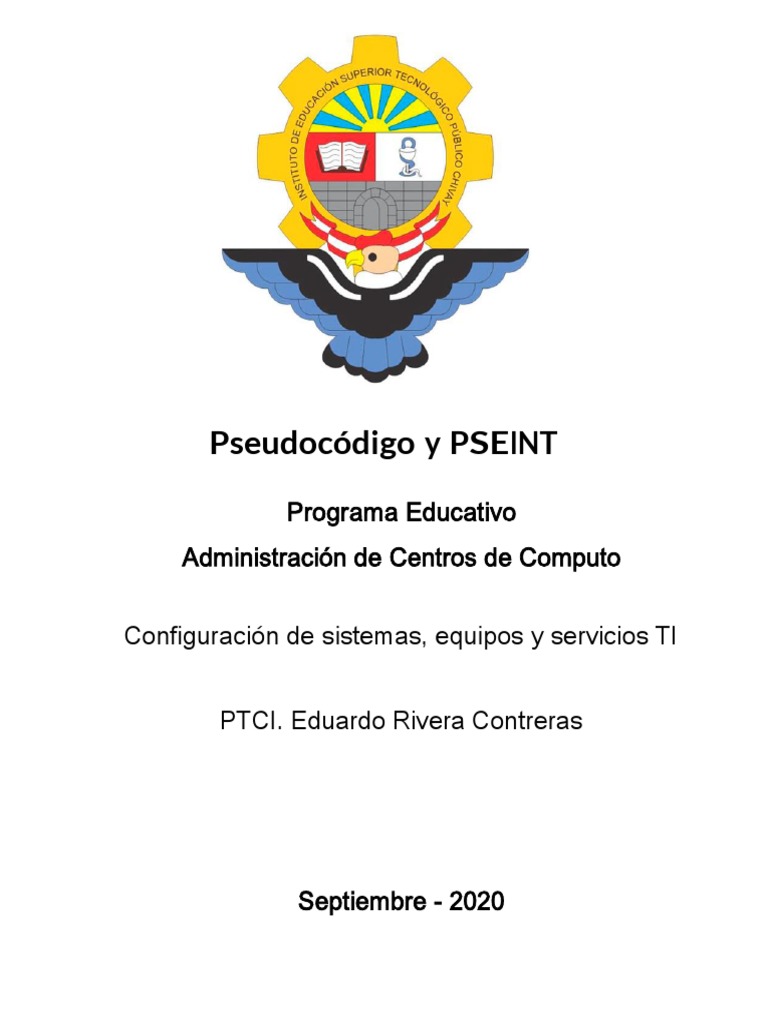 Pseint 01 | PDF | Algoritmos | Programación de computadoras