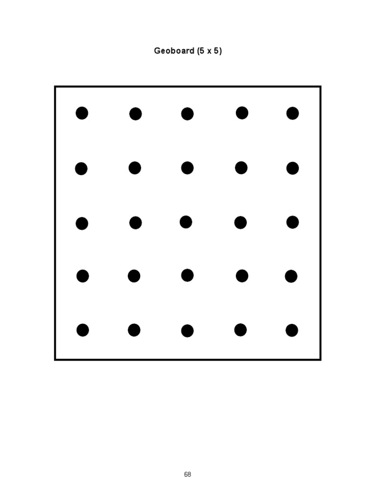 Geoboard 5x5 PDF | PDF