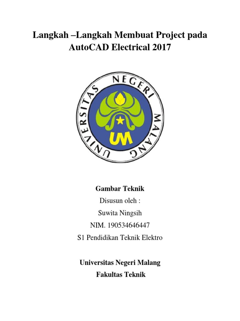 Langkah Pembuatan Project AutoCAD 2017 | PDF