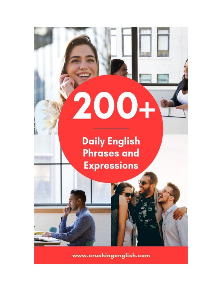 200 Daily English Phrases and Expressions | PDF | Anger
