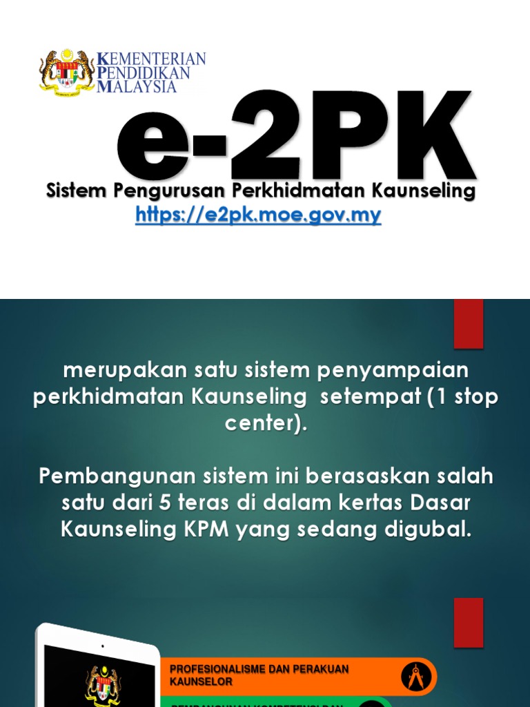 TAKLIMAT PENGGUNA SISTEM e2PK 2020 PDF | PDF