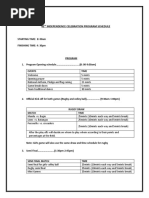 Sample Program Flow - Birthday | PDF