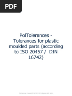 DIN 16901: Plastics Tolerances Standard | PDF | Engineering Tolerance ...