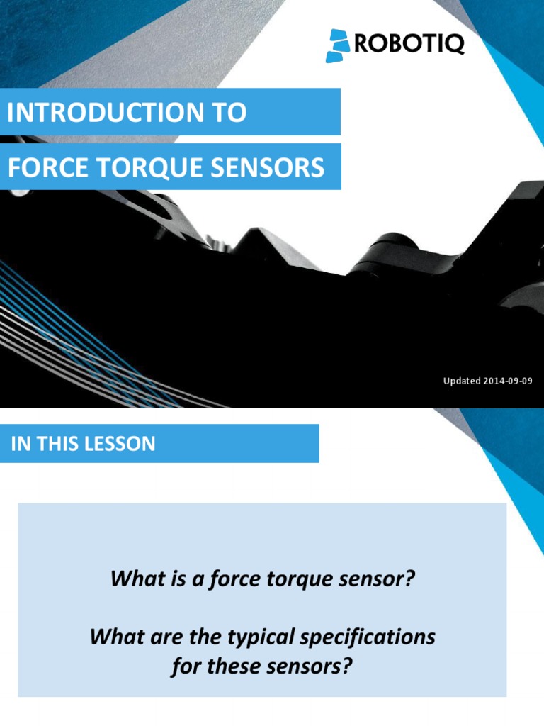 Force Torque Sensors in Robotics | PDF | Sensor | Control Theory