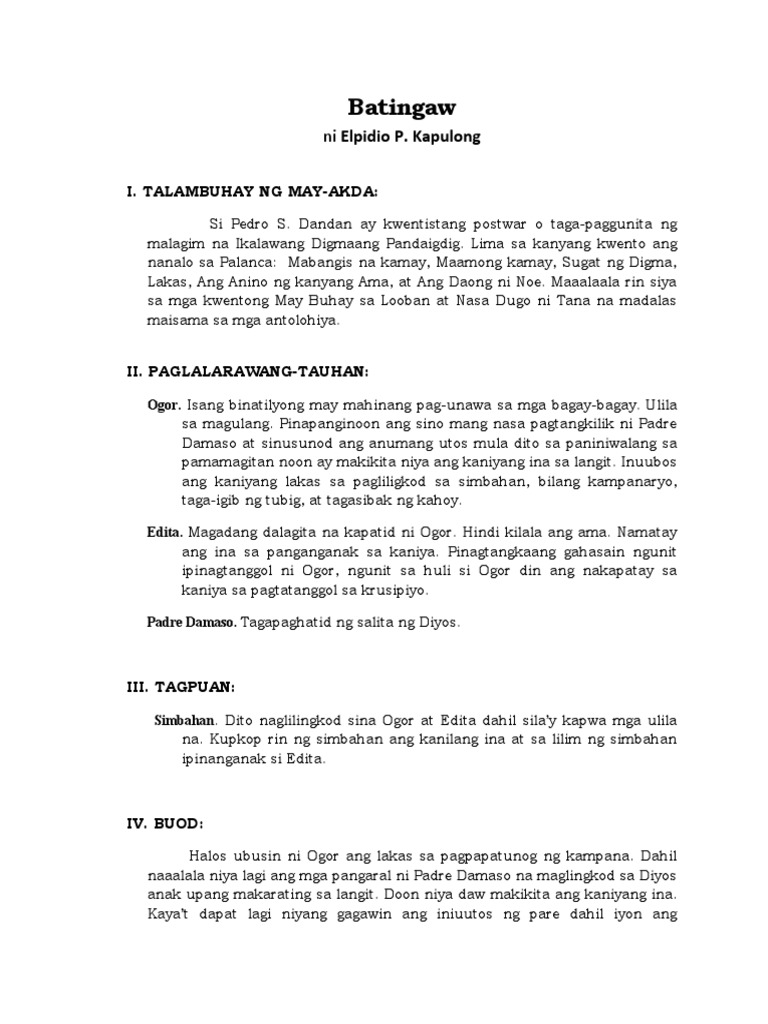 Batingaw | PDF
