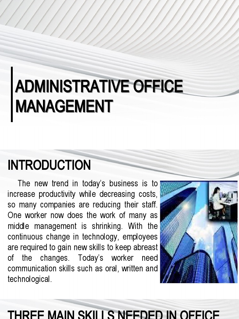 Om-Chapter3-Administrative Office Management | PDF | Human Resources ...