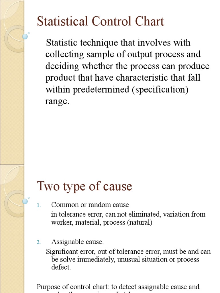 Complete Control Chart | PDF | Mean | Standard Deviation