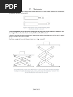 Scissor Lift Mathematical Analysis | PDF | Force | Lift (Force)