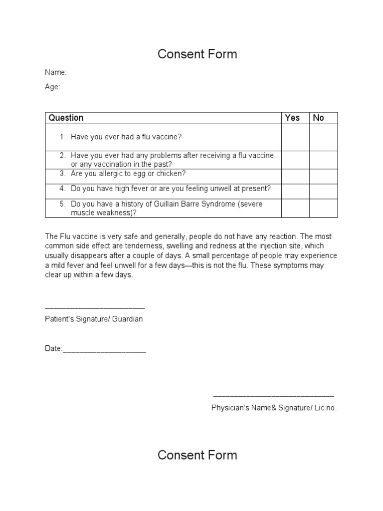 Consent Form | PDF | Self-Improvement