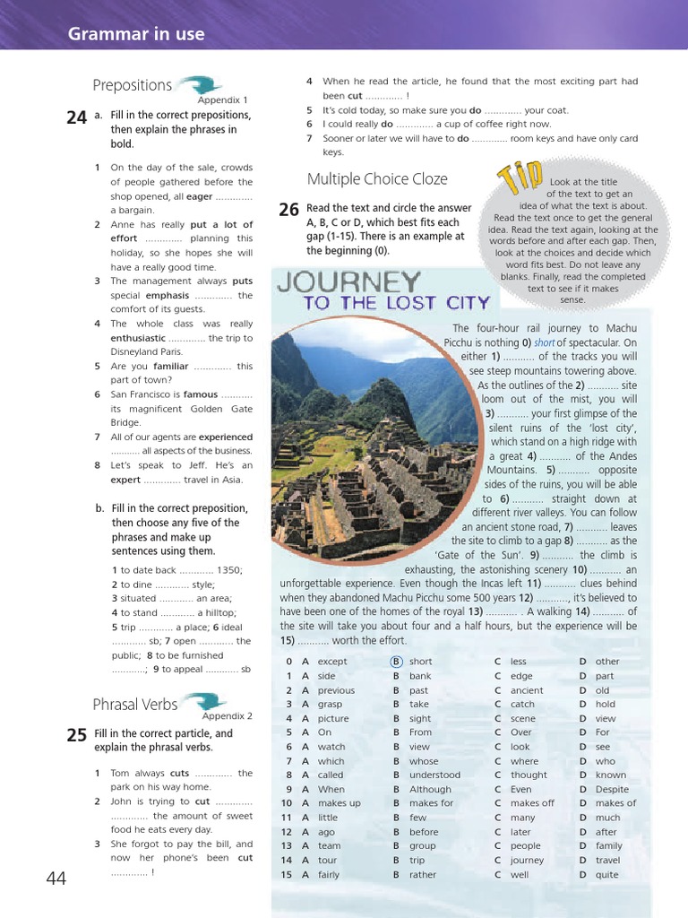 Multiple Choice PDF | PDF | Grammar | Cognitive Science