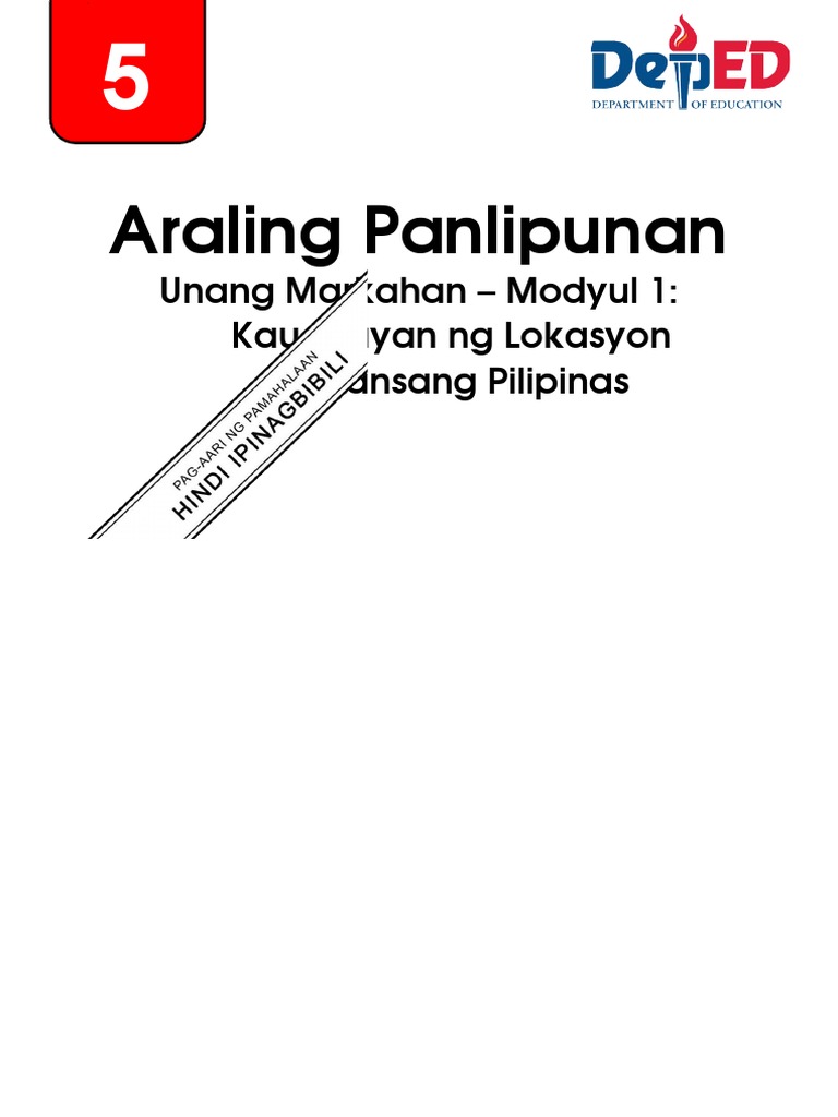 AP5 Q1 Module1 | PDF