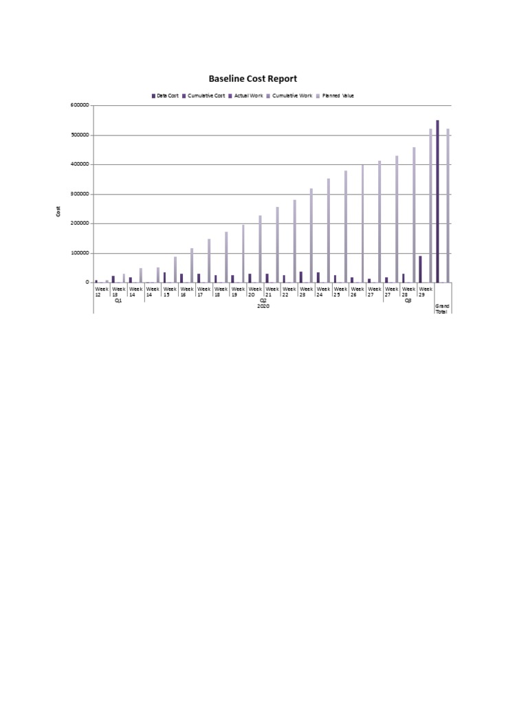 Baseline Cost Report | PDF | Sports | Business