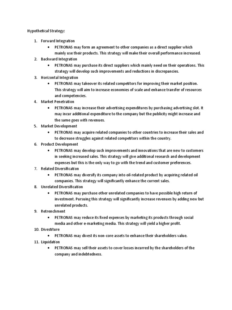 Hypothetical Strategy | PDF | Law