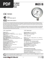 En 837-1 | PDF | Pressure Measurement | Pascal (Unit)