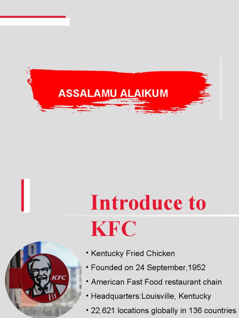 KFC Overview and Market Analysis | PDF | Business | Wellness