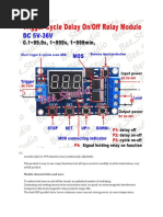 Circulation Timing Circuit Switch Relay Module Model: XY-LJ02 User ...