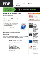 Complete AutoCAD 2D&3D From Beginners To Expert Course Guide | PDF