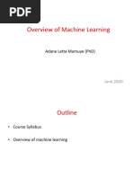 Machine Learning Unit 1 | PDF | Machine Learning | Deep Learning