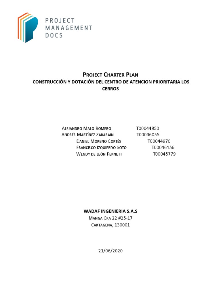 Project - Charter-Grupoh | PDF | Hospital | Medicina