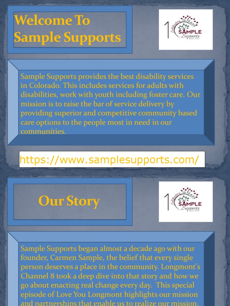 Welcome To Sample Supports | PDF | Social Science | Wellness