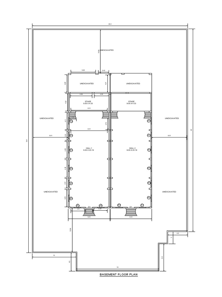 BARAT GHAR - BASEMNT FL - PLANModel PDF | PDF