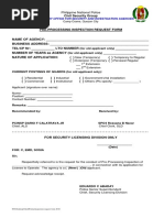 New Security License Application Form PDF | PDF | Security Guard ...