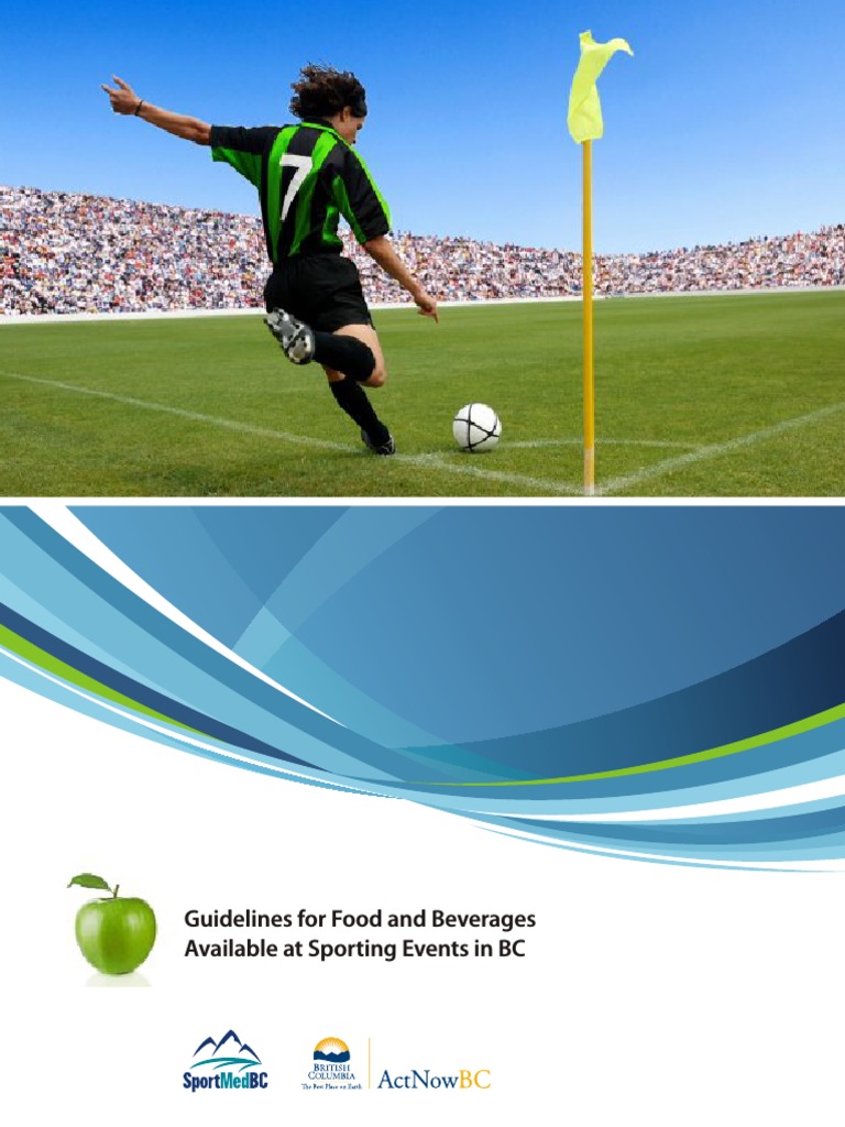 Guidelines For Food and Beverages Available at Sporting Events in BC ...