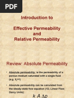Relative Permeability Corey Model | PDF