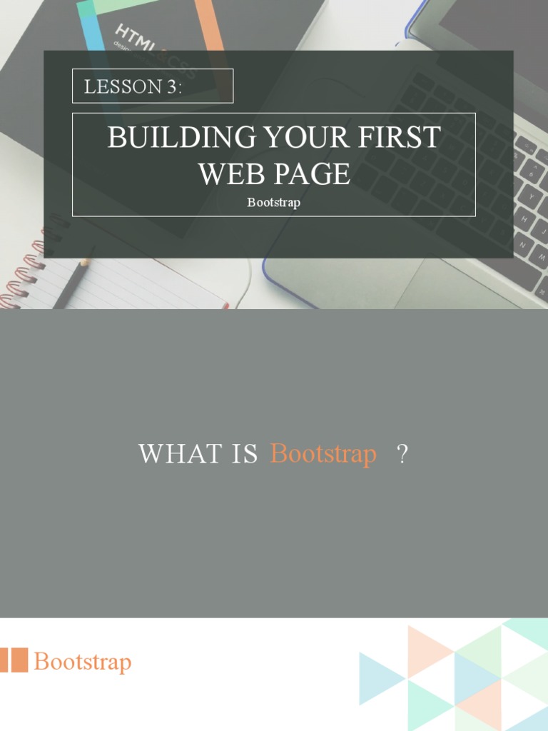 Fundamentals of Web Development (Lesson 3) | PDF | Bootstrap (Front End ...