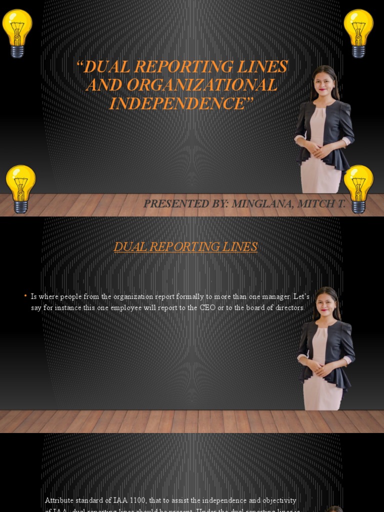 Dual Reporting Lines and Independence | PDF | Internal Audit | Business